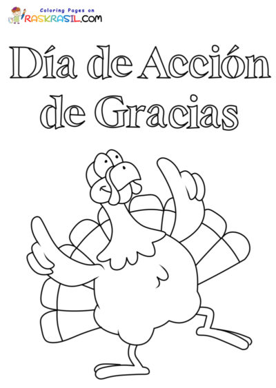 Dibujos de Día de Acción de Gracias para Colorear