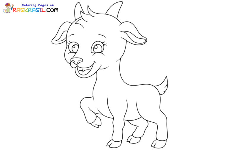 Dibujos de Cabra para Colorear