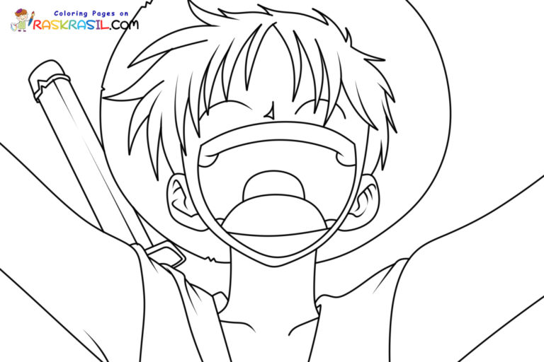 Dibujos de Monkey D. Luffy para Colorear