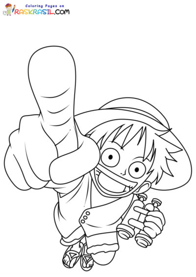 Luffy Coloring Pages