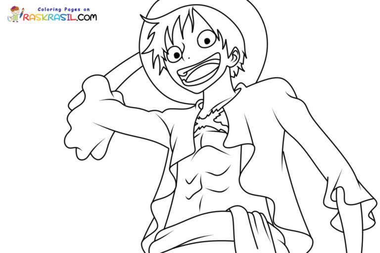 Luffy Coloring Pages