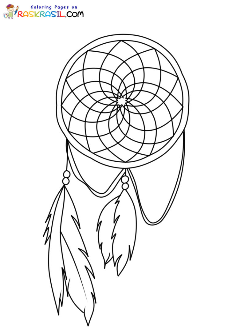 Dream Catcher Coloring Pages
