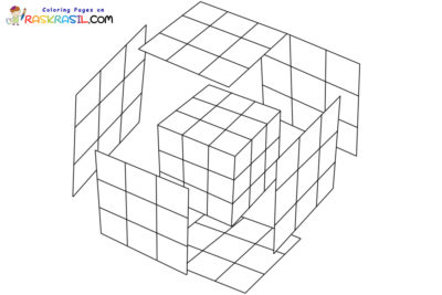 Rubiks Cube Coloring Pages