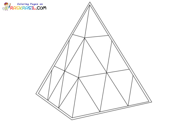 Coloriage Rubik's Cube à imprimer