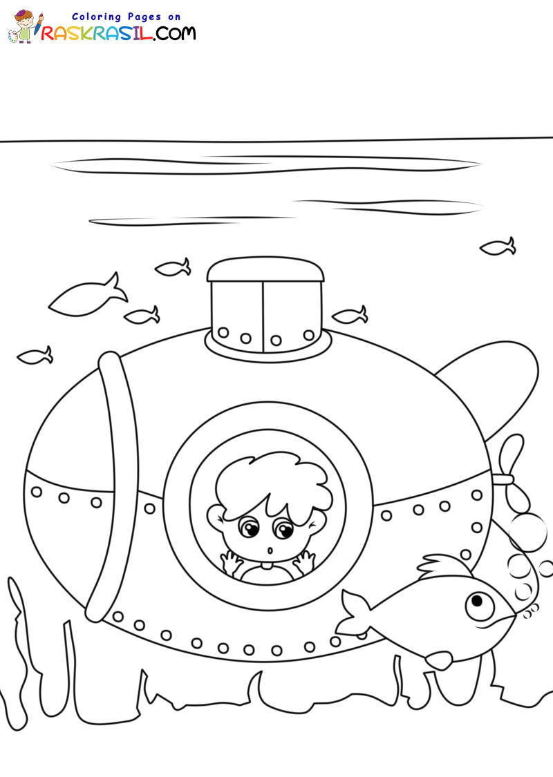 Coloriage Sous Marin à imprimer