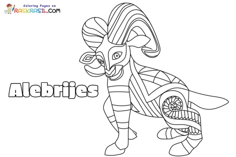Alebrijes Coloring Pages