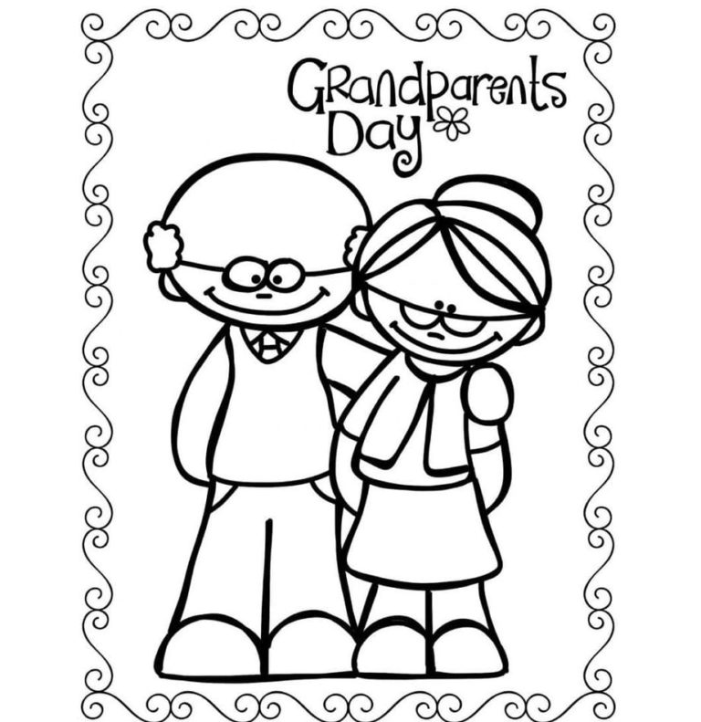 Grandparents Day Coloring Pages