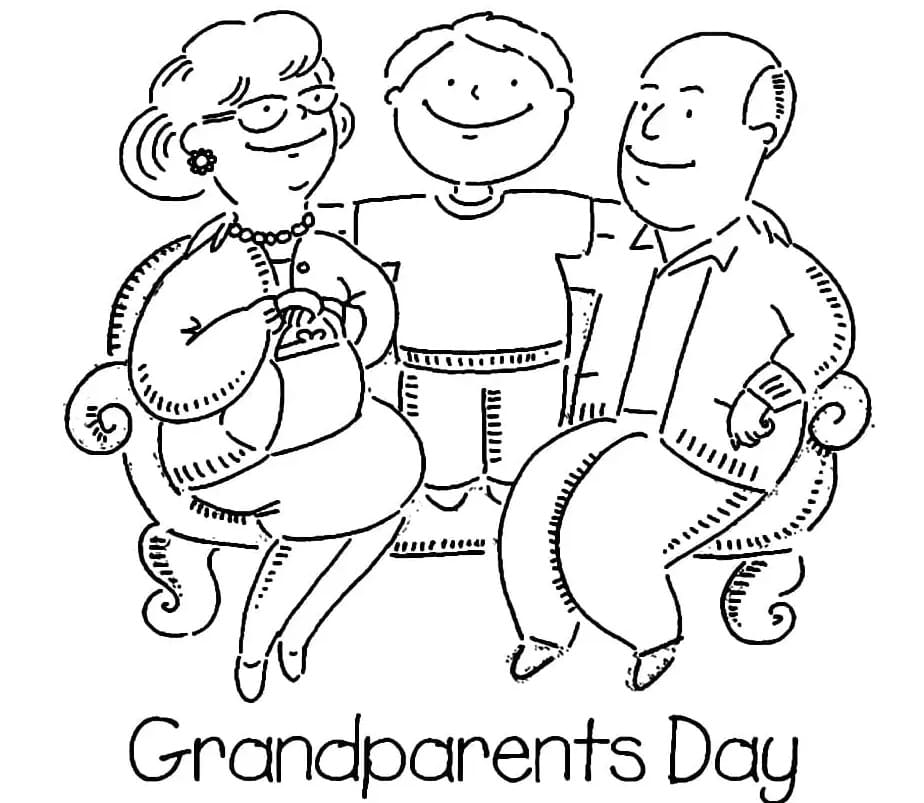 Grandparents Day Coloring Pages