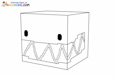 Digital Circus Minecraft Coloring Pages