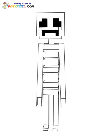 Digital Circus Minecraft Coloring Pages