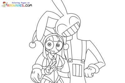 The Amazing Digital Circus Coloring Pages