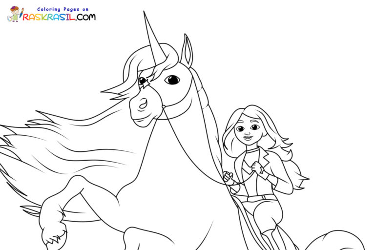 Unicorn Academy Coloring Pages