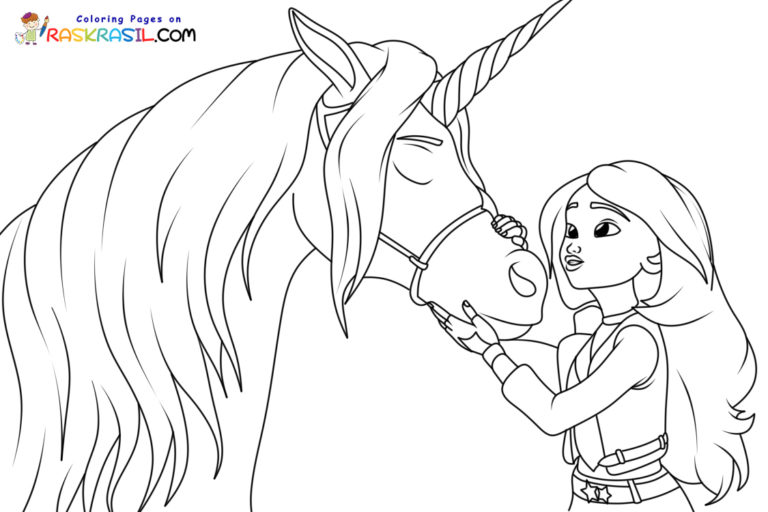 Unicorn Academy Coloring Pages