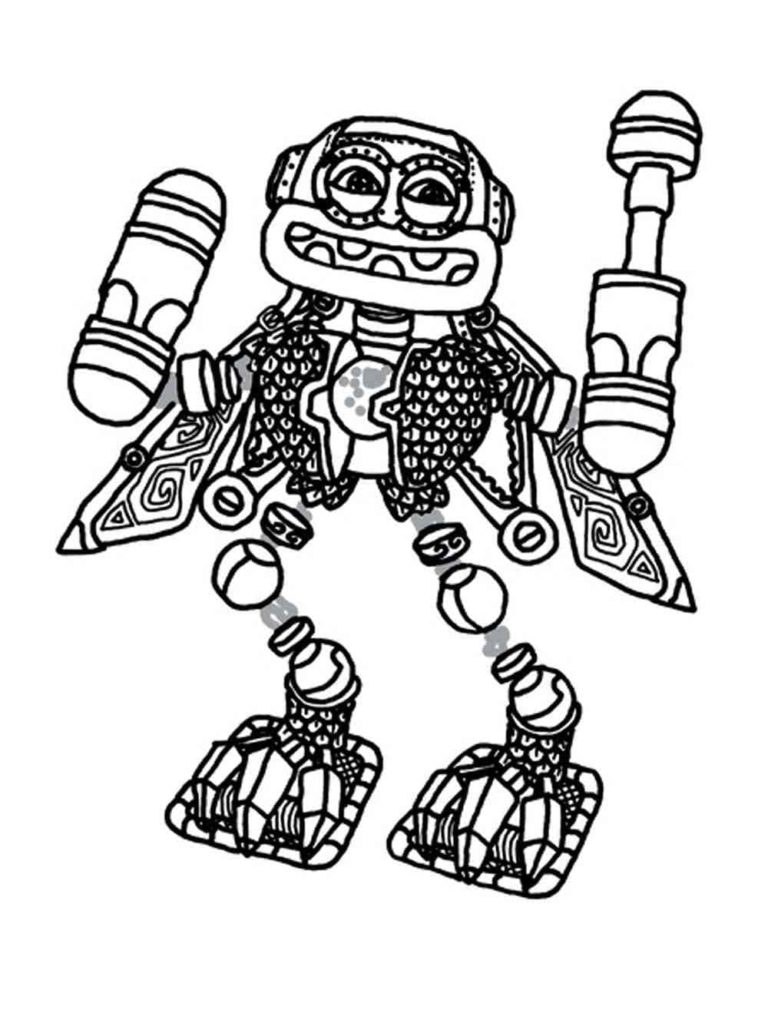 Wubbox Coloring Pages