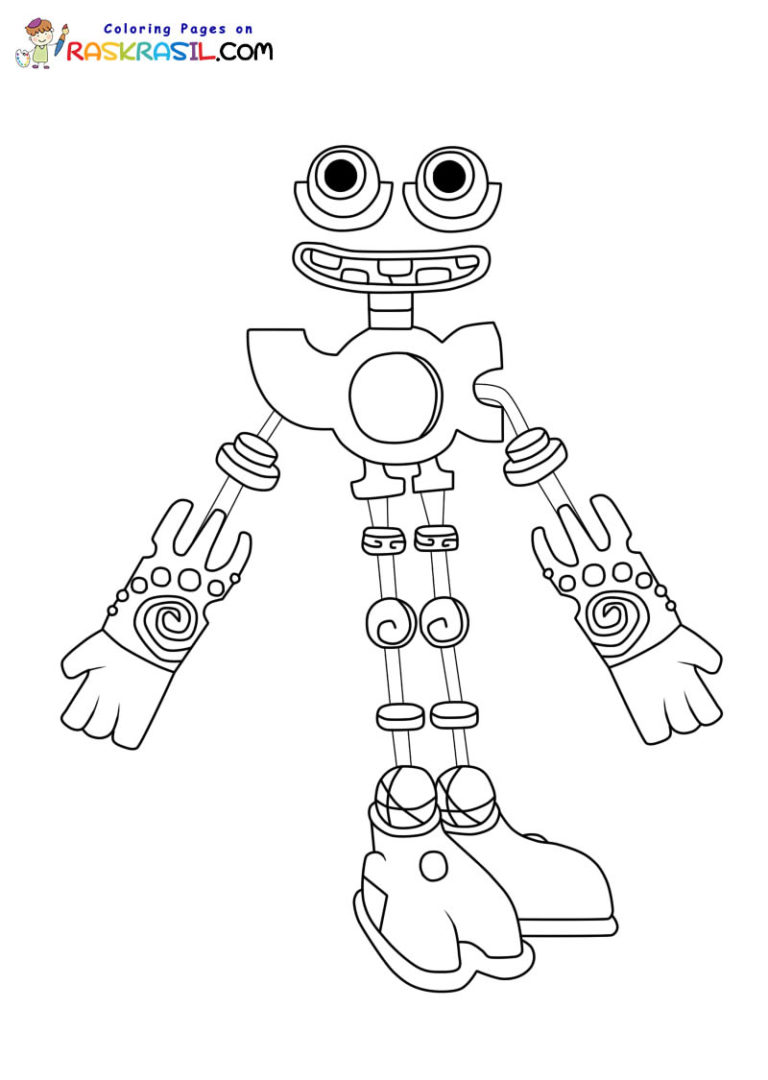Wubbox Coloring Pages