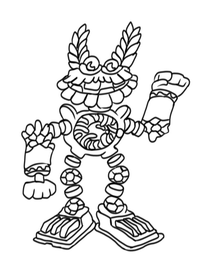 Wubbox Coloring Pages