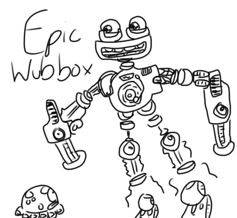 Wubbox Coloring Pages