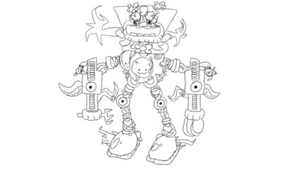 Wubbox Coloring Pages