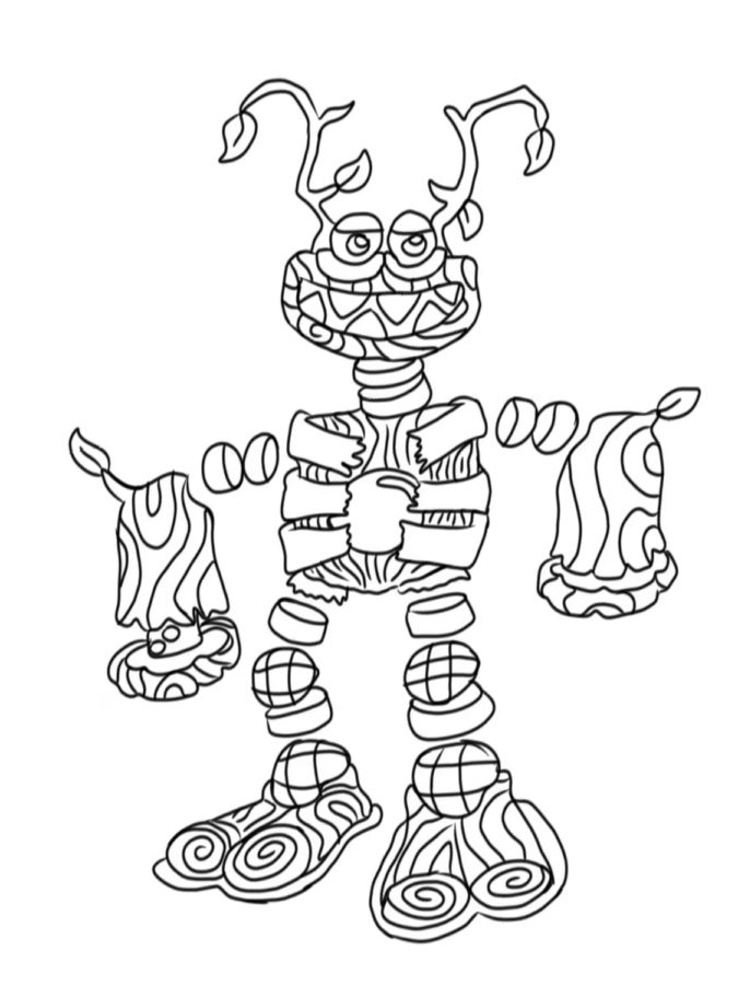 Wubbox Coloring Pages