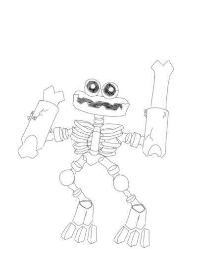 Wubbox Coloring Pages