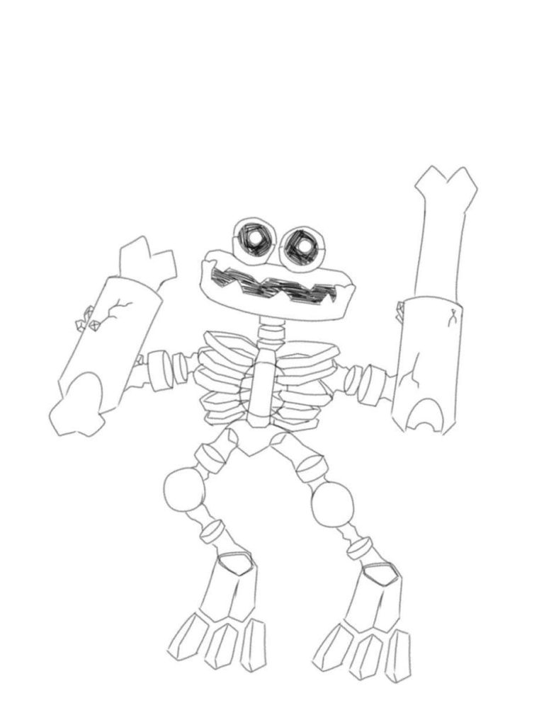 Wubbox Coloring Pages