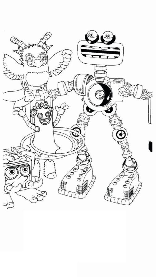 Wubbox Coloring Pages