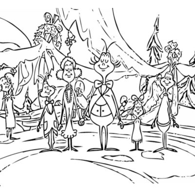 Whoville Coloring Pages