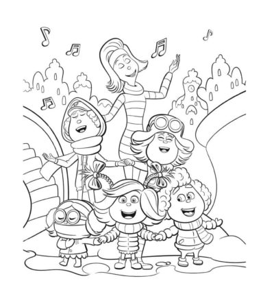 Whoville Coloring Pages