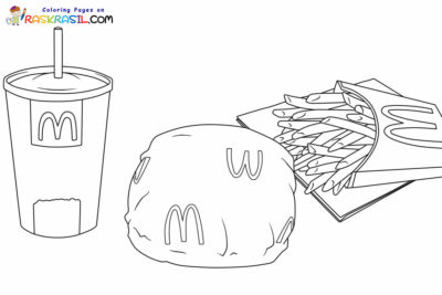Coloriage McDonalds à imprimer