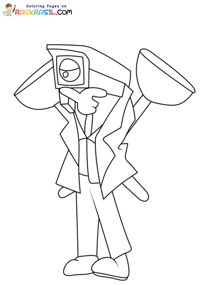 Plungerman Coloring Pages