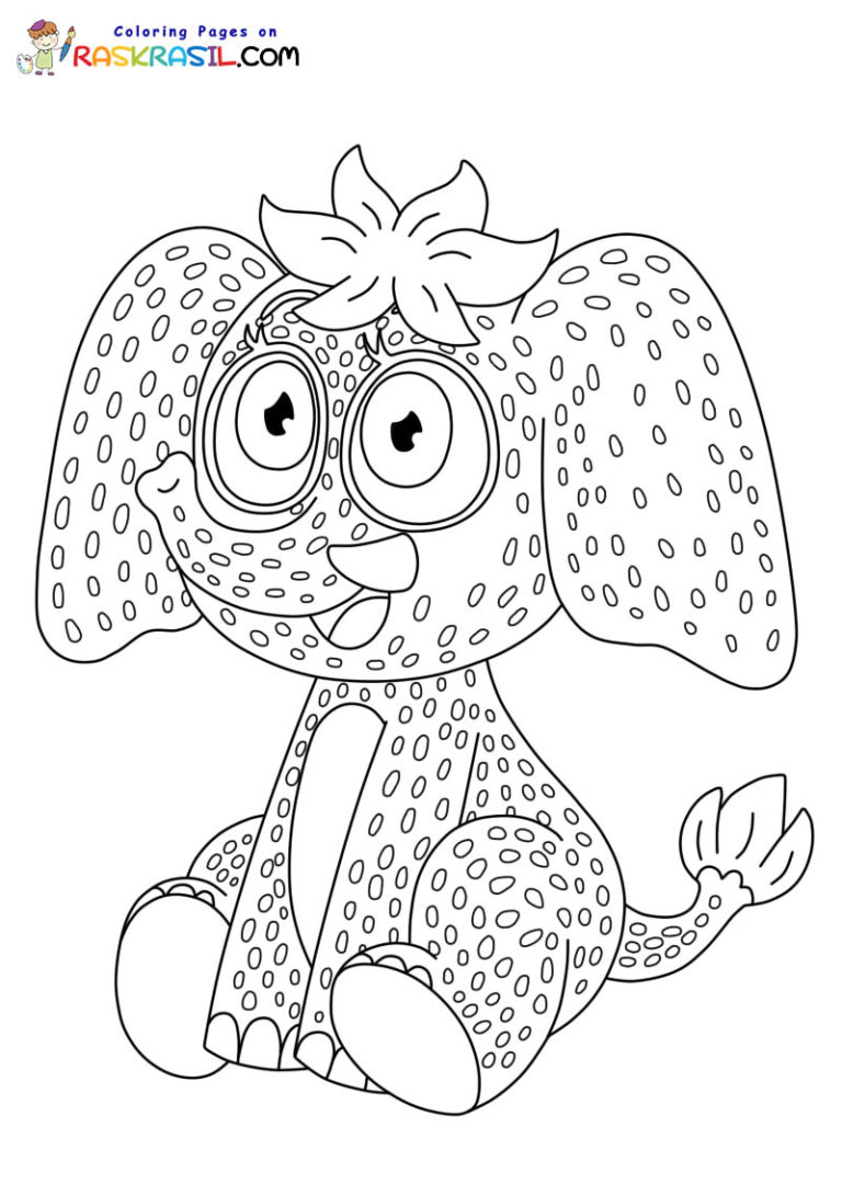 Strawberry Elephant Coloring Pages