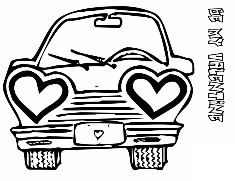 Be Mine Valentine Coloring Pages