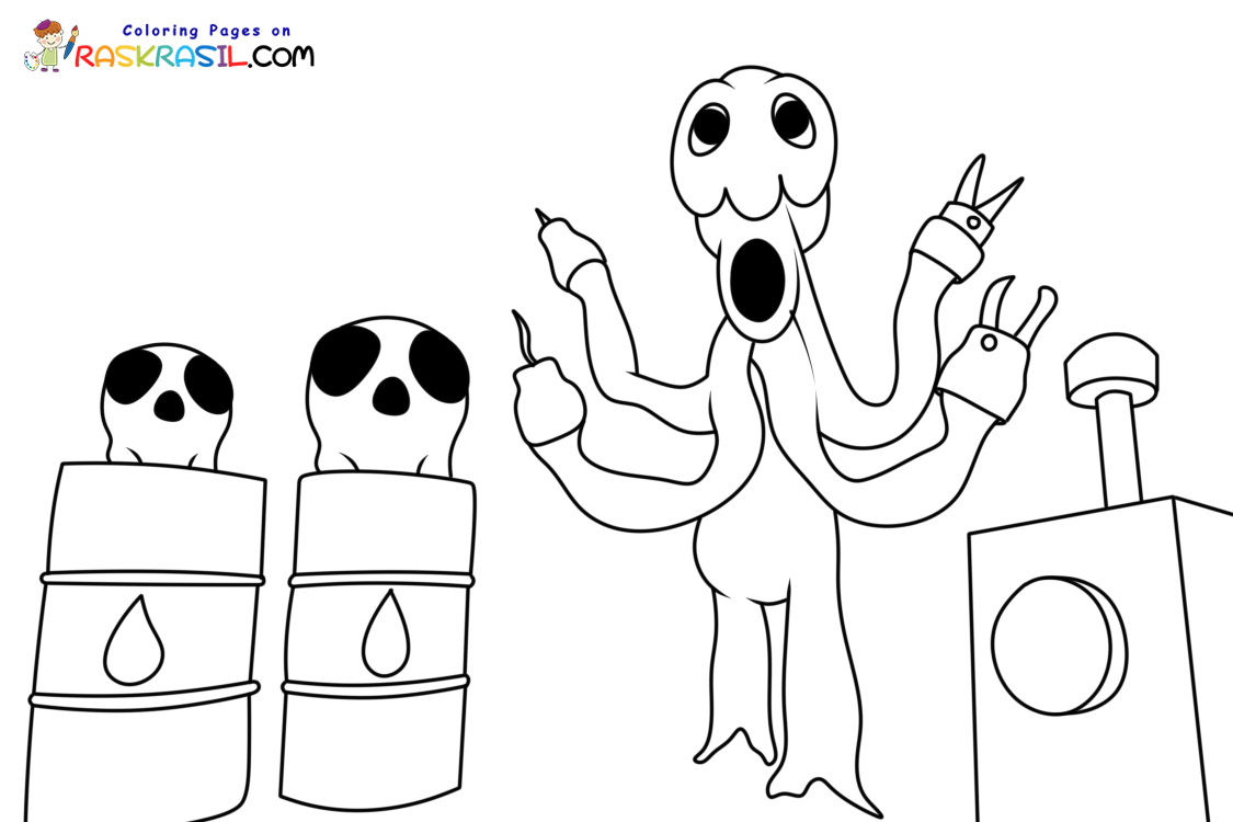 Disegni del Giardino di Banban 6 da Colorare