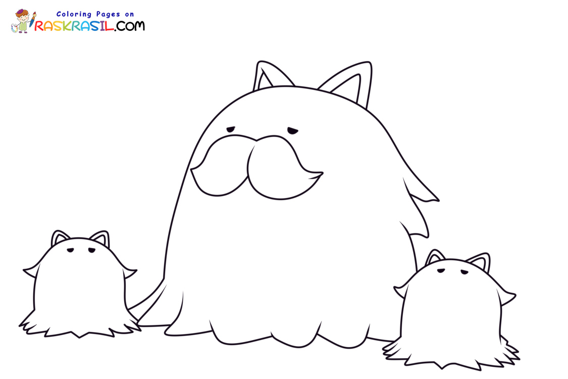 Coloriage Palworld à imprimer