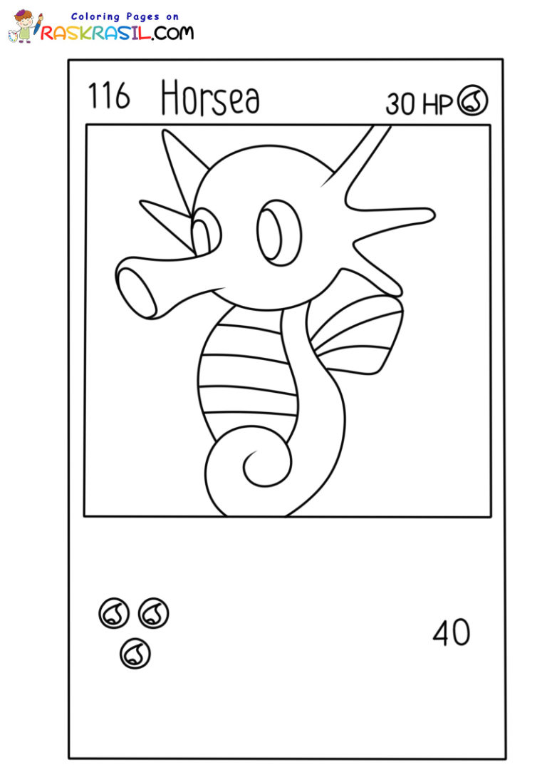 Pokemon Card Coloring Pages