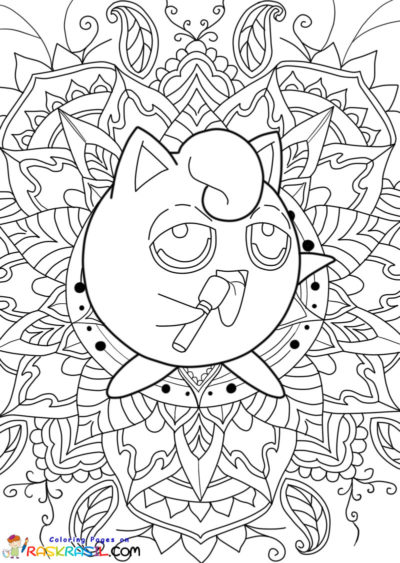 Pokemon Mandala Coloring Pages