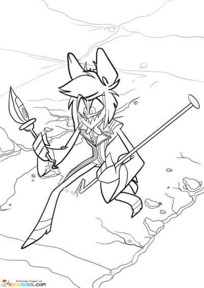 Kolorowanki Hazbin Hotel | Darmowe Malowanki do wydruku