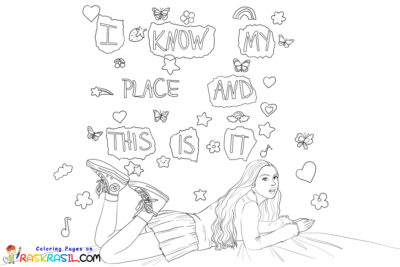 Dibujos De Olivia Rodrigo Para Colorear