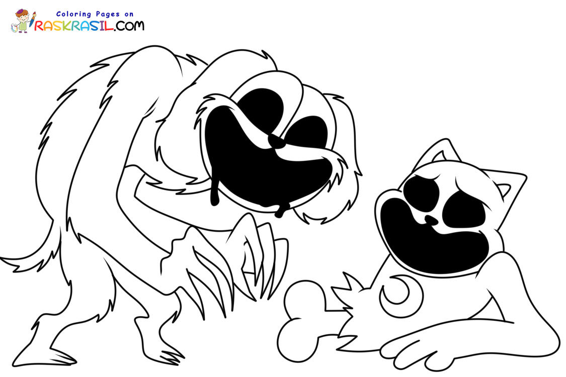 Poppy Playtime Chapter 3 Coloring Pages