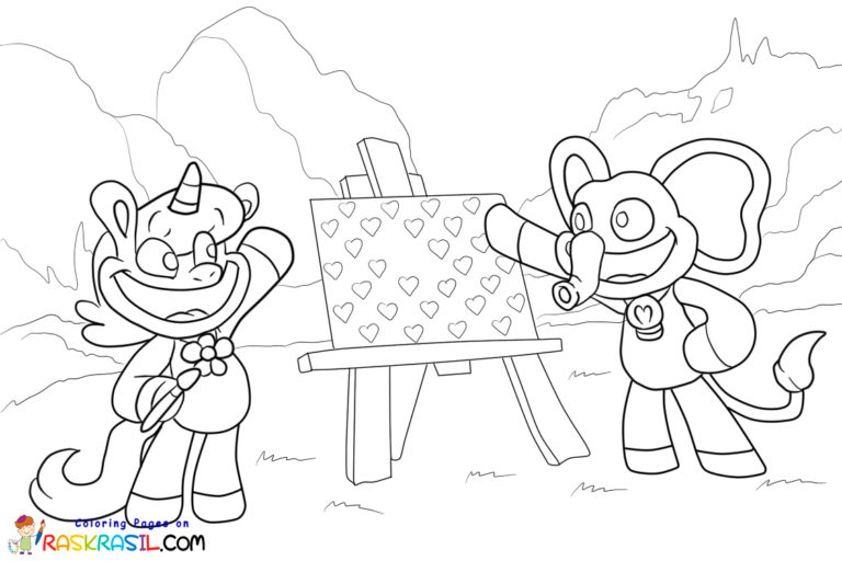 Disegni di Smiling Critters da Colorare