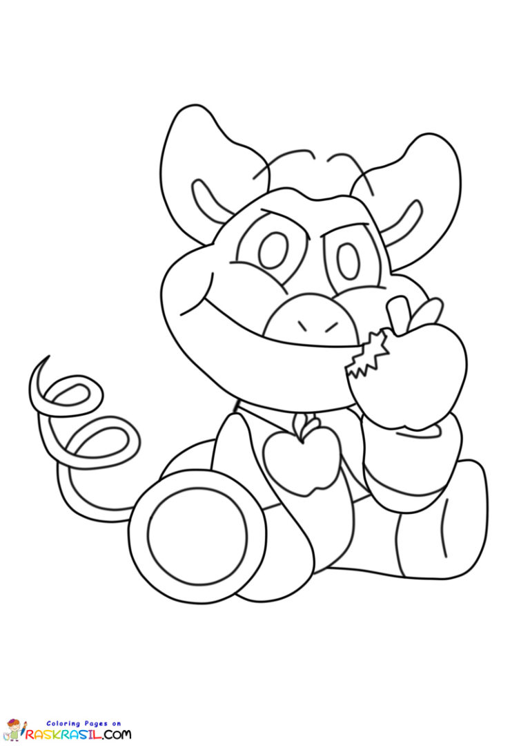 Smiling Critters Coloring Pages