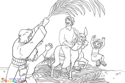 Palm Sunday Coloring Pages | Free Printables