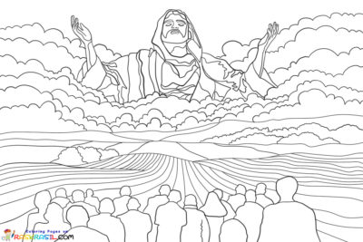 Resurrection Coloring Pages