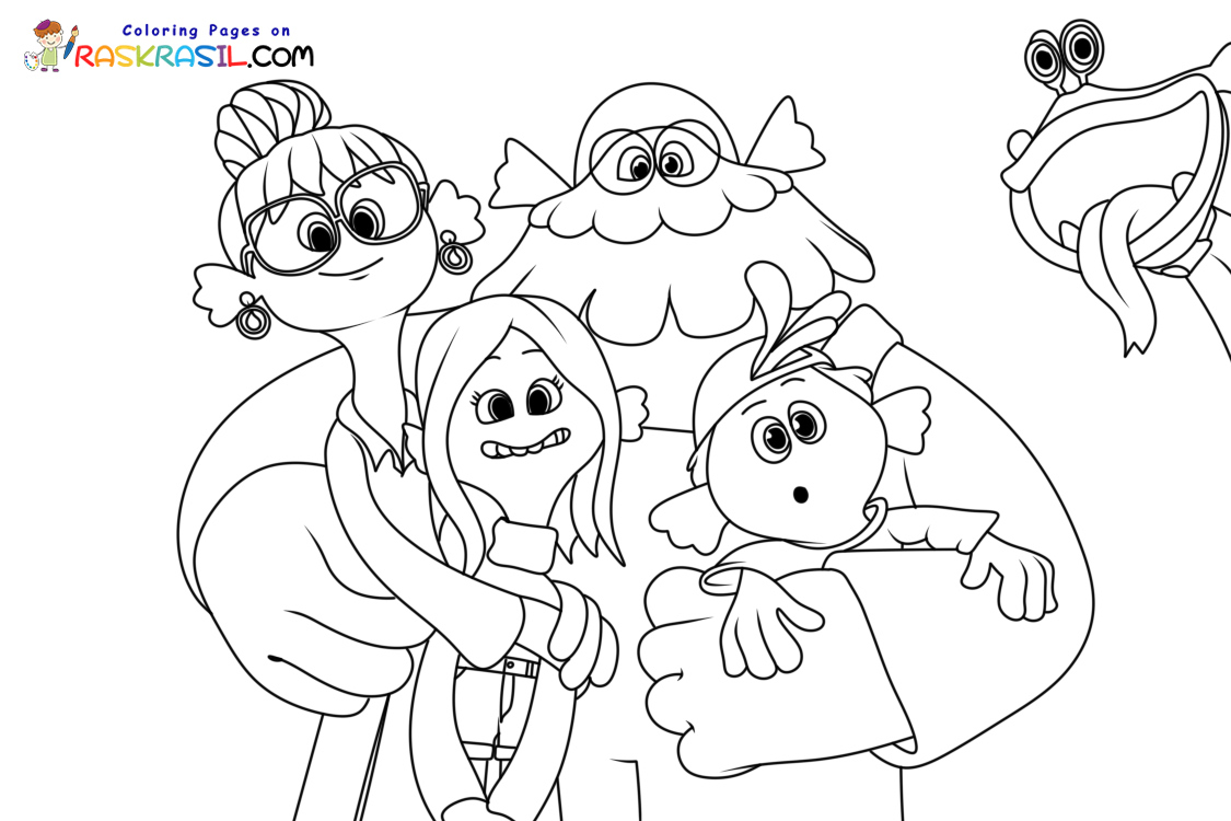 Ruby Gillman Coloring Pages