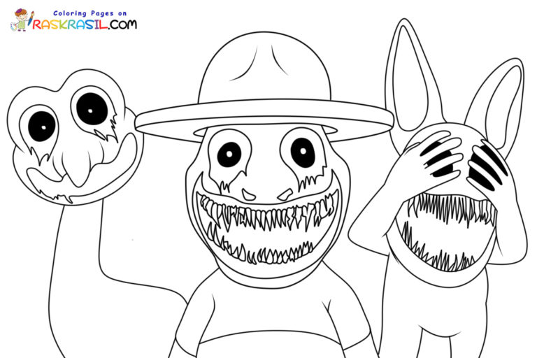 Zoonomaly Coloring Pages