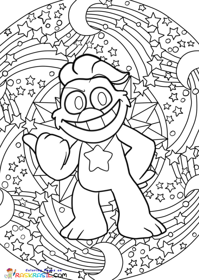 Disegni di Smiling Critters Mandala da Colorare