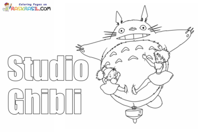 Studio Ghibli Coloring Pages