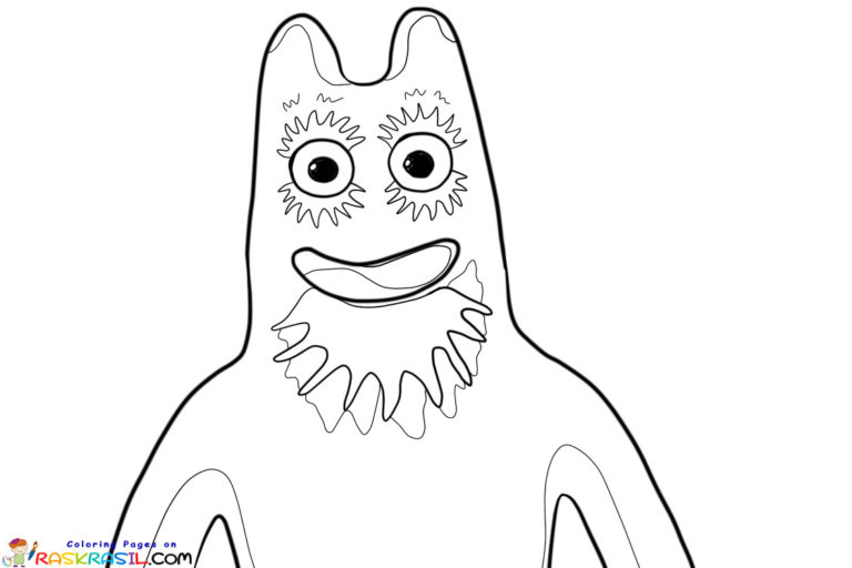 Disegni del Giardino di Banban 8 da Colorare