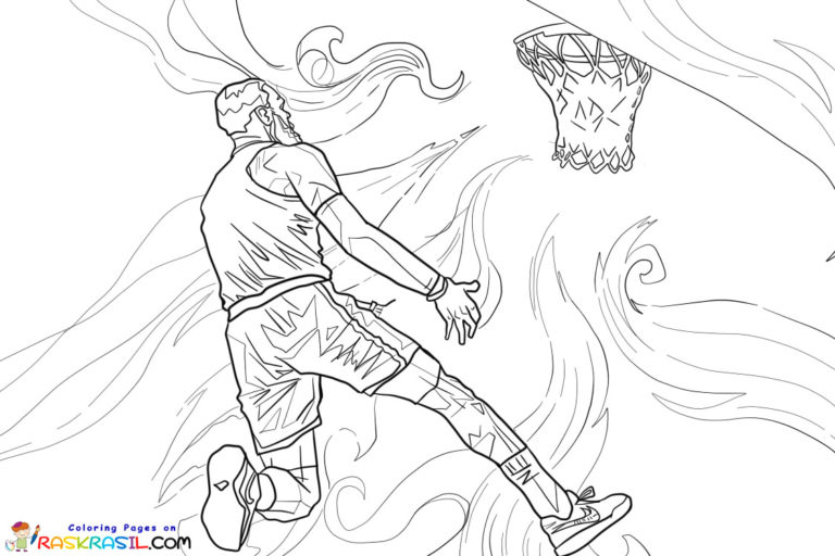 Dibujos de LeBron James para Colorear