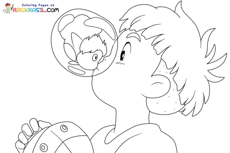 Studio Ghibli Coloring Pages